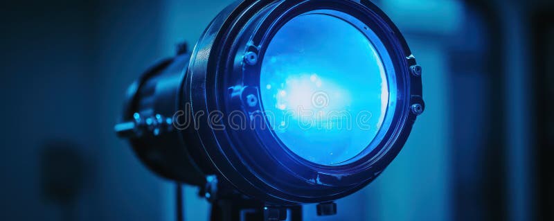 Stage Lighting Equipment with a Blue Light Emitting Diode LED ...