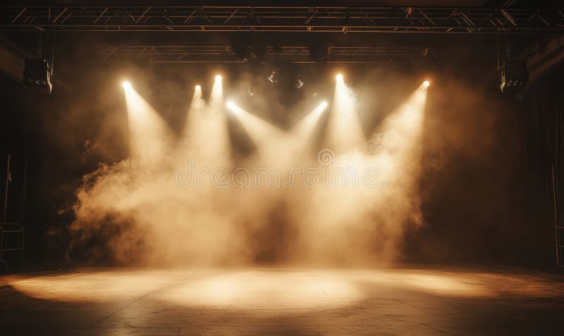 Stage Lighting with Fog Effects Creating Dramatic Atmosphere for ...