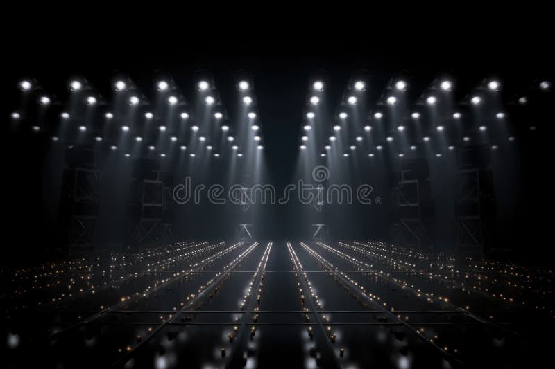 Stage Lighting stock illustration. Illustration of text - 277647132