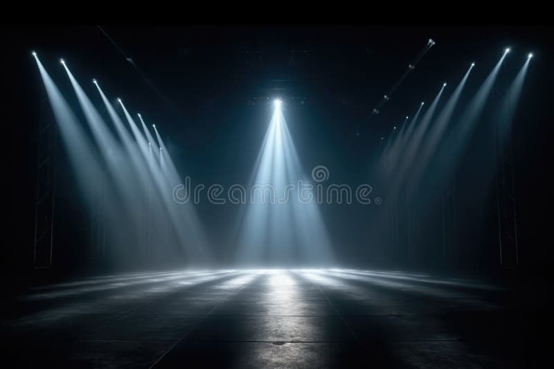 Stage Lighting stock illustration. Illustration of night - 277647141