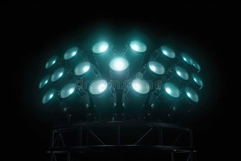 Stage Lighting stock illustration. Illustration of circle - 277647147