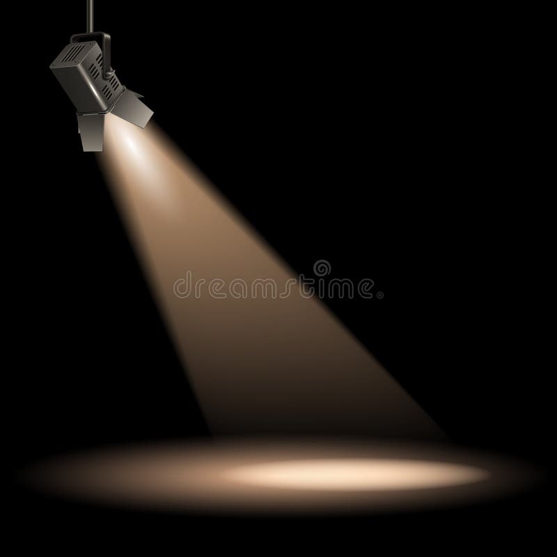 Stage lighting stock vector. Illustration of design, beam - 35647124