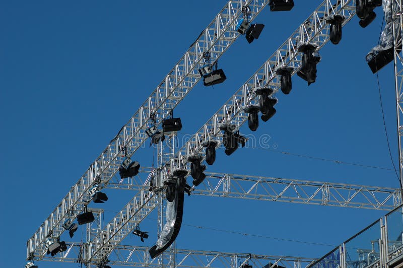 Stage lighting system stock photo. Image of stage, industries - 2723778