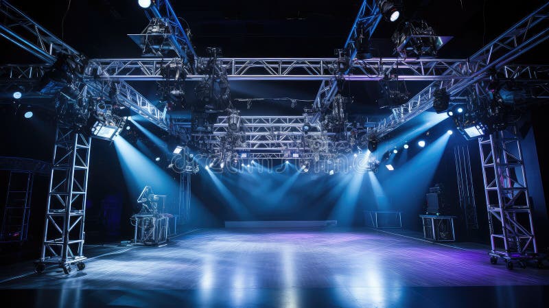 Stage Lighting Rigging Stock Illustrations – 112 Stage Lighting Rigging ...