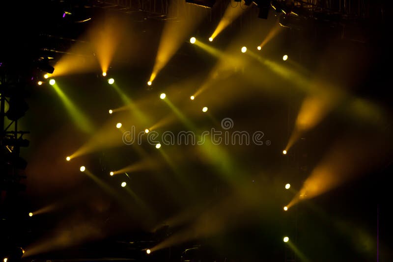 Stage lights 05 stock photo. Image of yellow, limelight - 17648932