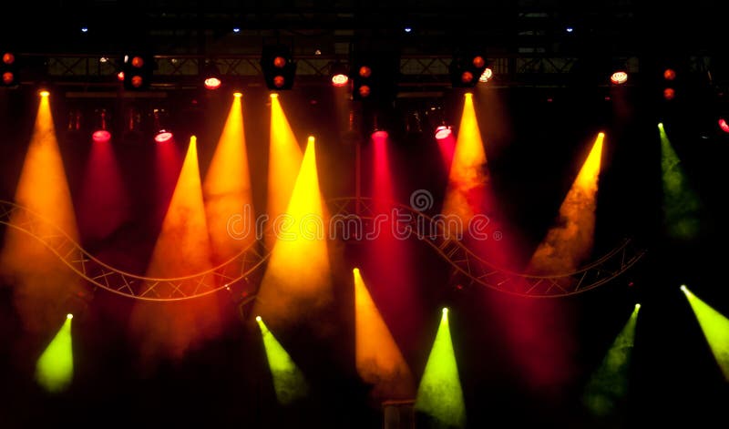 Stage Lights stock photo. Image of design, bright, keyboard - 3572808