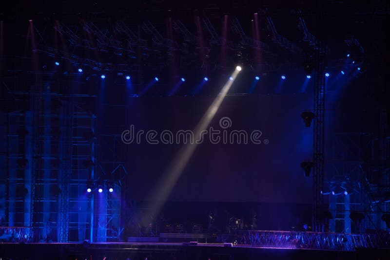 Stage lights stock photo. Image of stage, lighting, reflector - 27870590