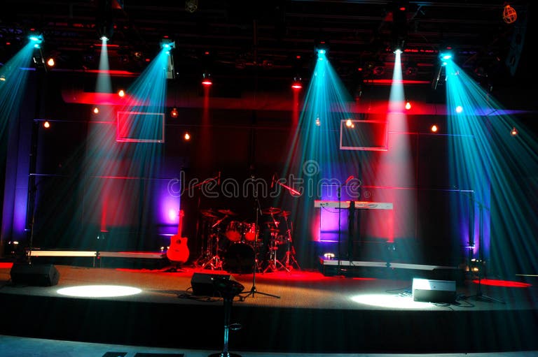 Stage Lights stock photo. Image of design, bright, keyboard - 3572808