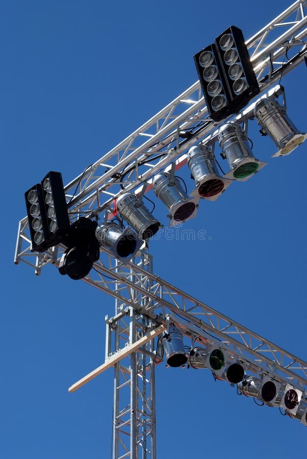 Stage Lights or Spotlights stock photo. Image of spotlight - 4599040