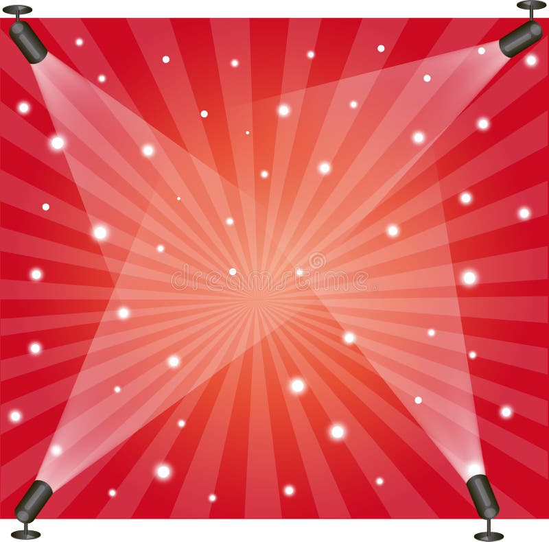 Stage lights stock vector. Illustration of decoration - 9844686