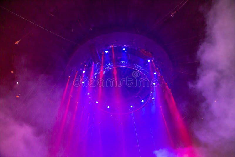 Stage Lights. Concert Light Circus Illumination Stock Photo - Image of ...