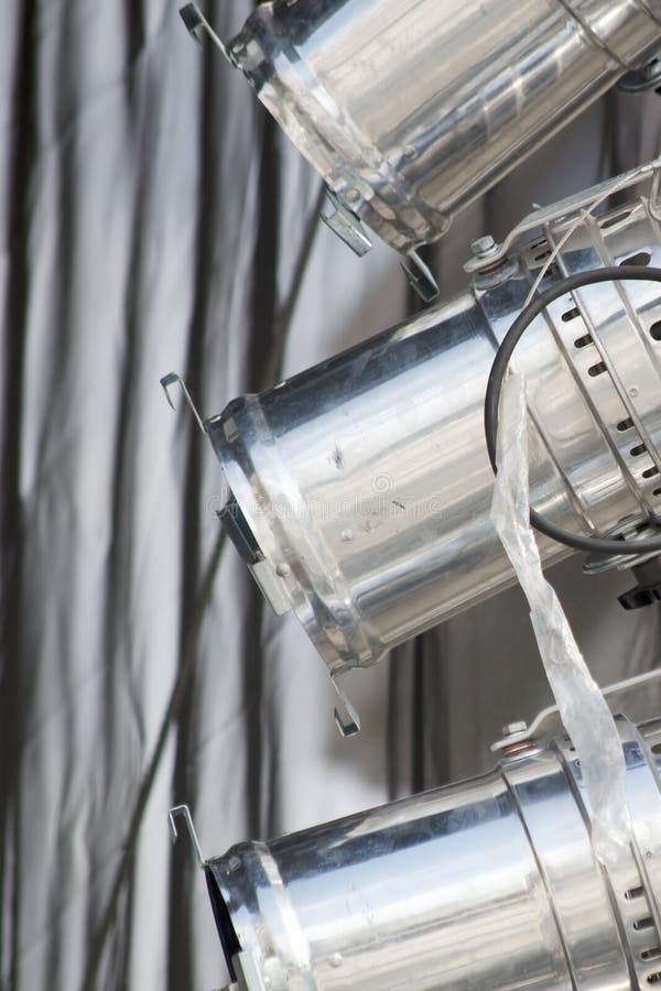 Stage lights stock image. Image of luminous, projection - 43589685