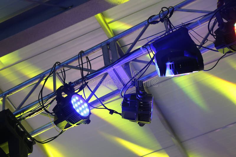 Stage Lights Illumination stock photo. Image of stage - 33682370