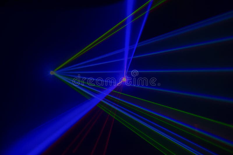 Stage lights with laser stock photo. Image of music - 145757436