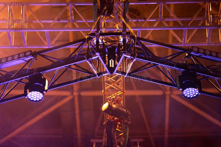 Stage lights stock photo. Image of spotlight, closeup - 82625012