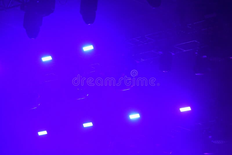 Stage Lights at Night Event Stock Photo - Image of bright, illuminated ...