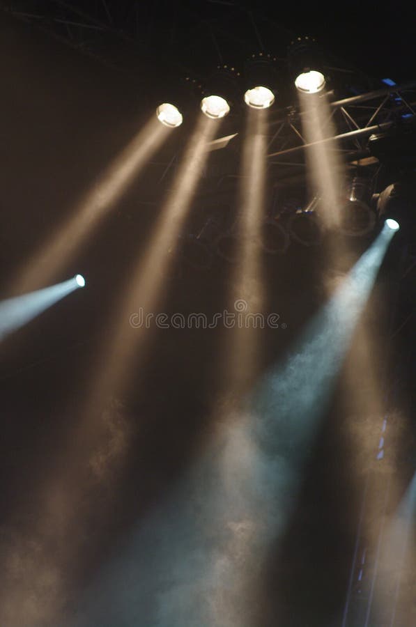 Stage lights stock image. Image of club, abstract, illumination - 36905579