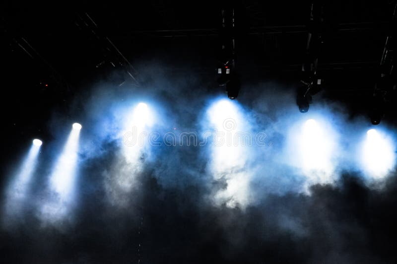 Stage Lights during a Rock Concert Stock Photo - Image of music ...