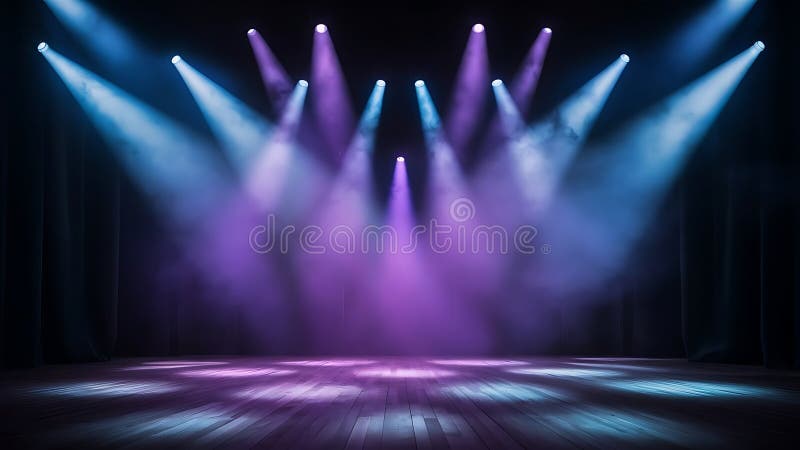 Stage Lights Setting the Scene for a Spectacular Performance Ai ...