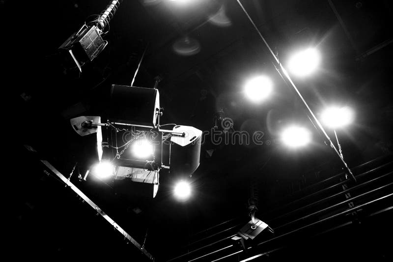 Stage lights stock photo. Image of stage, metal, performance - 47122504