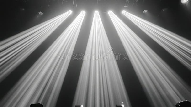 Stage Lights Shining Brightly for an Event, Shows Energy, Passion and ...