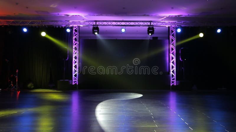 SMOKE and CONCERT STAGE LIGHTS Full HD Stock Footage - Video of lights ...