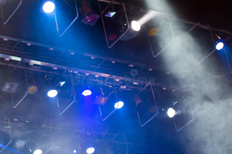 Stage lights. Soffits stock image. Image of stage, soffits - 188584917