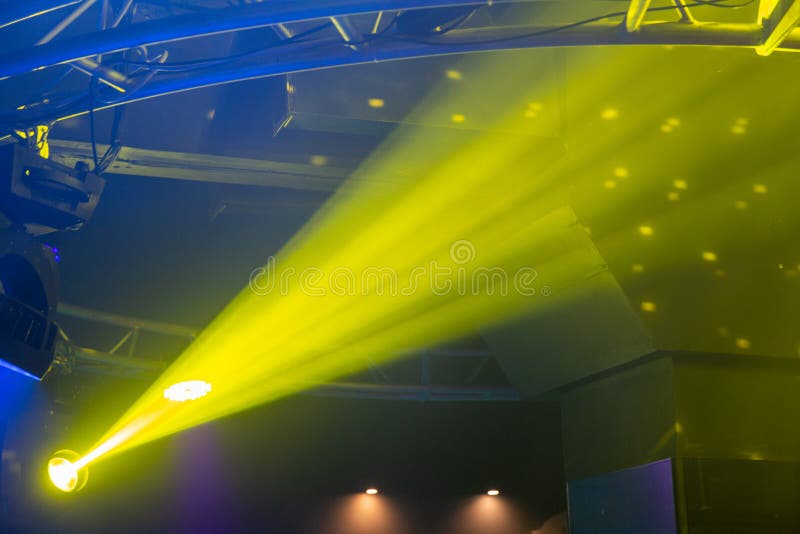 Stage Lights. Soffits. Concert Light Stock Image - Image of blur, club ...