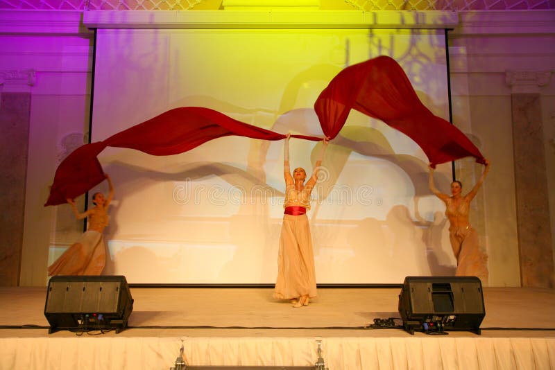 Stage Performance Of Upscale Restaurant The Summer Palace Dancers Dance ...