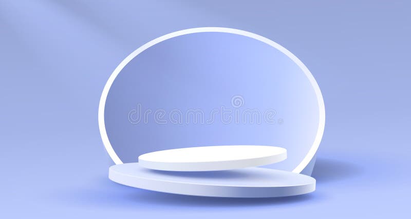 Stage Podium with Lighting, Stage Podium Scene with for Award, Decor ...