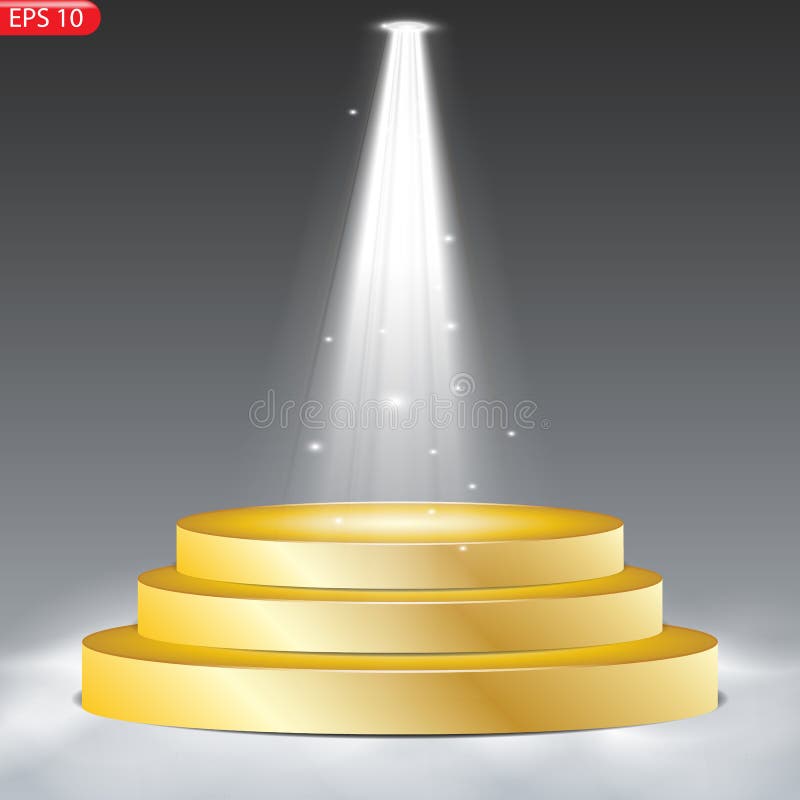 Stage podium with lighting Stage podium with lighting