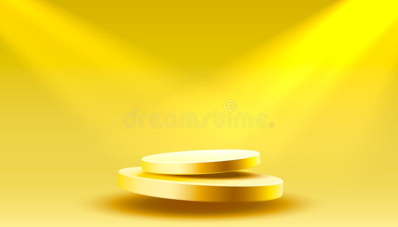 Stage Podium with Lighting, Stage Podium Scene with for Award, Decor ...