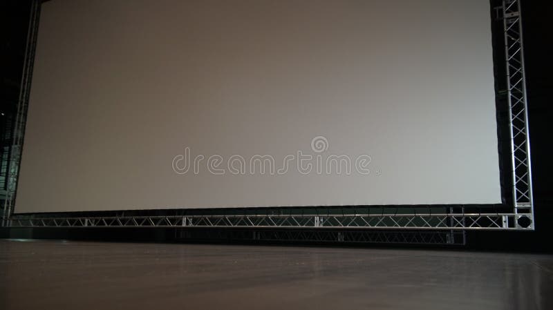 Stage projection screen. stock photo. Image of khabarovsk - 290359182