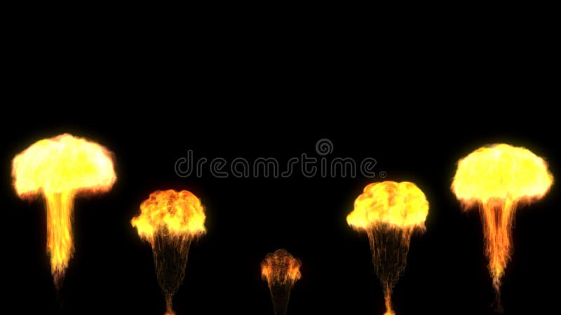 Stage Pyrotechnics Flames Shooting Up from the Bottom Stock Photo ...