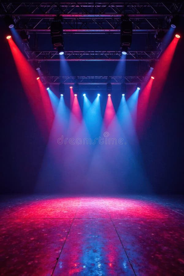 Stage Rigging, Lighting Trusses, Central Venue Setup, Cables, Truss ...