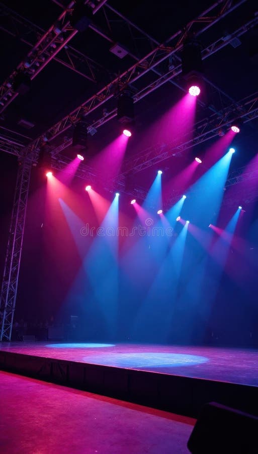 Stage Rigging, Lighting Trusses, Central Venue Setup, Technology, Media ...