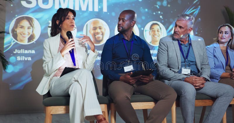 Stage, Seminar and Summit with Business People and Technology for ...