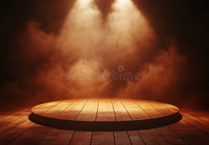 The Stage is Set with Lights and Empty Seating, Awaiting the ...