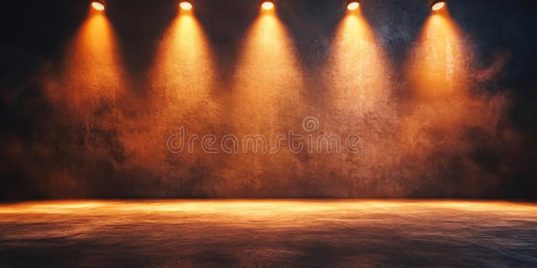 Stage Set Lights Up Presentation Backdrop with a Dramatic Ambience ...