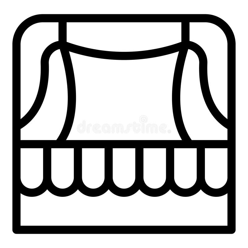 Stage Curtain Outline Stock Illustrations – 1,384 Stage Curtain Outline ...