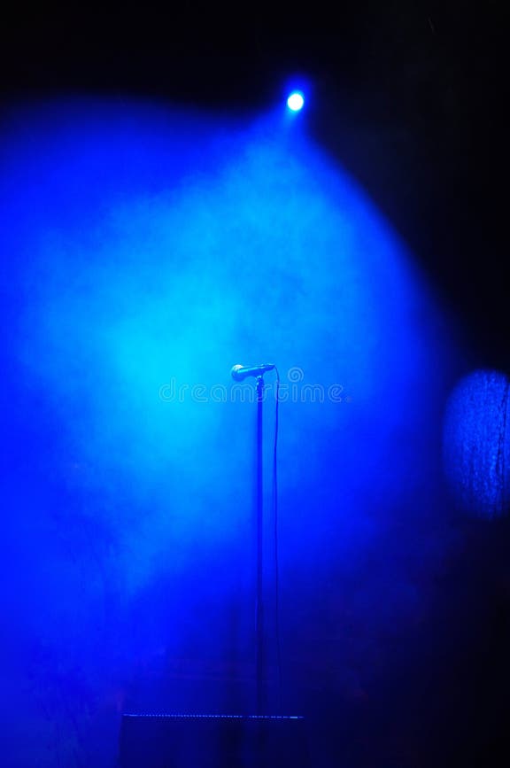 Stage smoke microphone stock photo. Image of haze, disco - 7106074