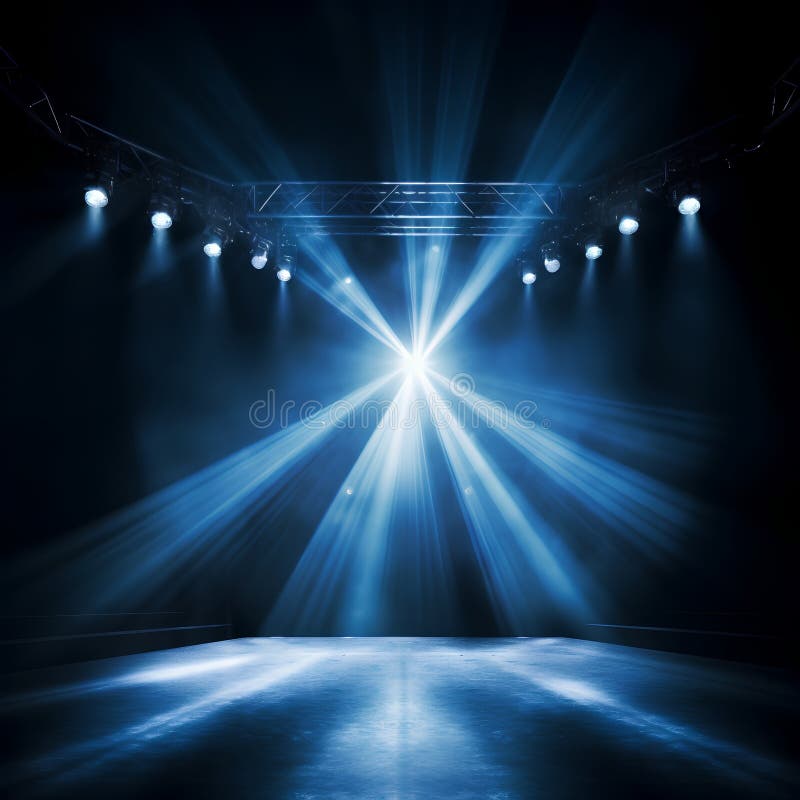 Stage Spotlight with Spotlights, Stage Background, Stage Lights, Stage ...