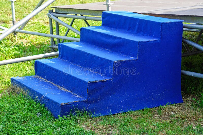 Stage stairs stock image. Image of stage, city, park - 231955189