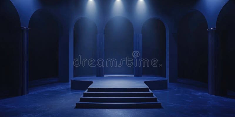 Stage Steps Leading Upward stock image. Image of minimalist - 375737355