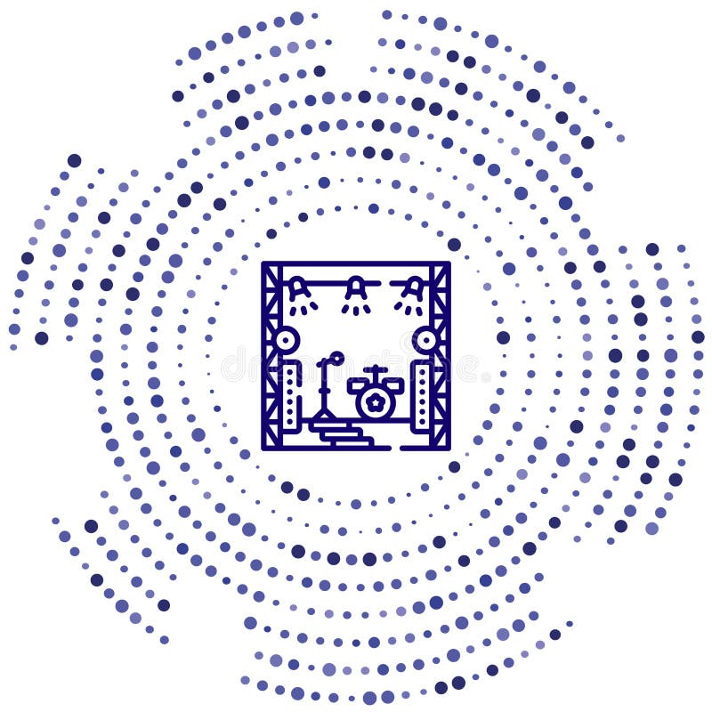 Stage Vector Icon. Stage Editable Stroke. Stage Linear Symbol for Use ...