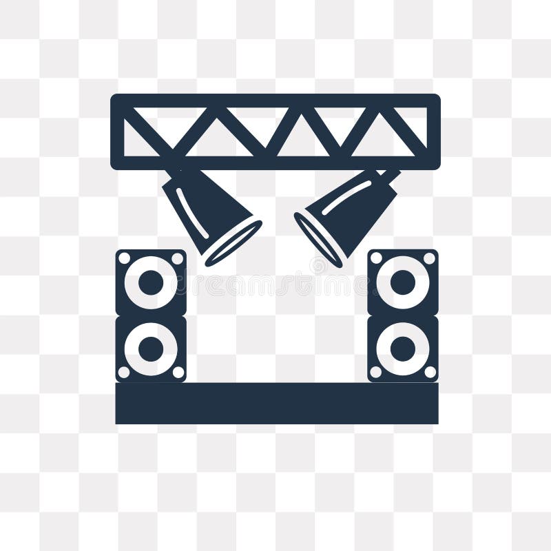 Stage Vector Icon Isolated on Transparent Background, Stage Tra Stock ...
