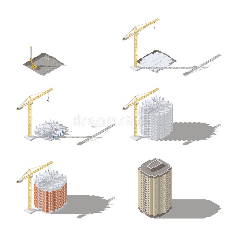 Construction Isometric Illustration Stock Illustrations – 56,922 ...