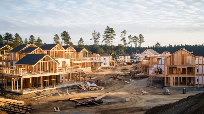 Stages Development Timber Frame Stock Illustration - Illustration of ...