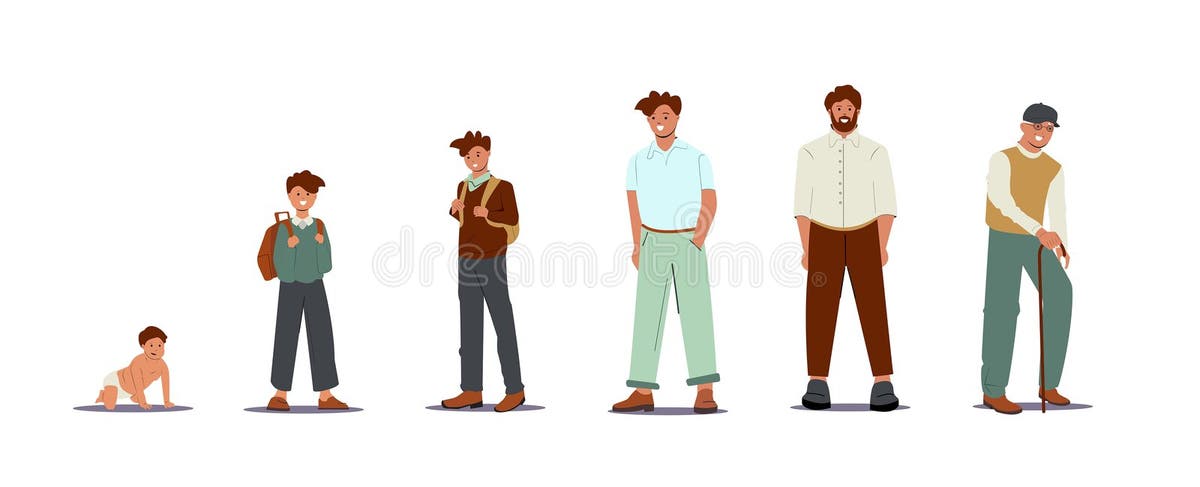 Life Stages Men Stock Illustrations 117 Life Stages Men Stock