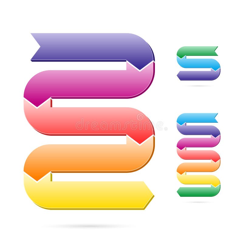 Stages of process chart stock vector. Illustration of graph - 18219914